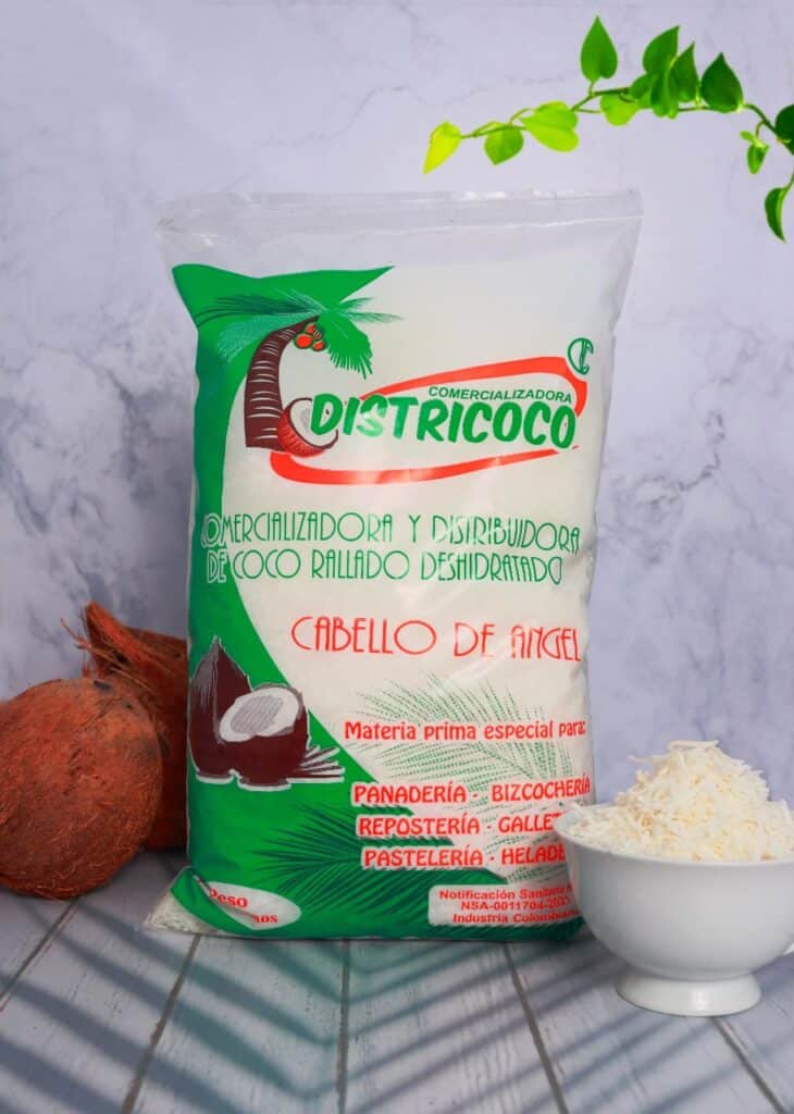 1.Coco Rallado Deshidratado Cabello De Angel - Districoco